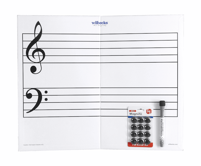 Large Music Staff and whiteboard teaching tool – Wilbecks