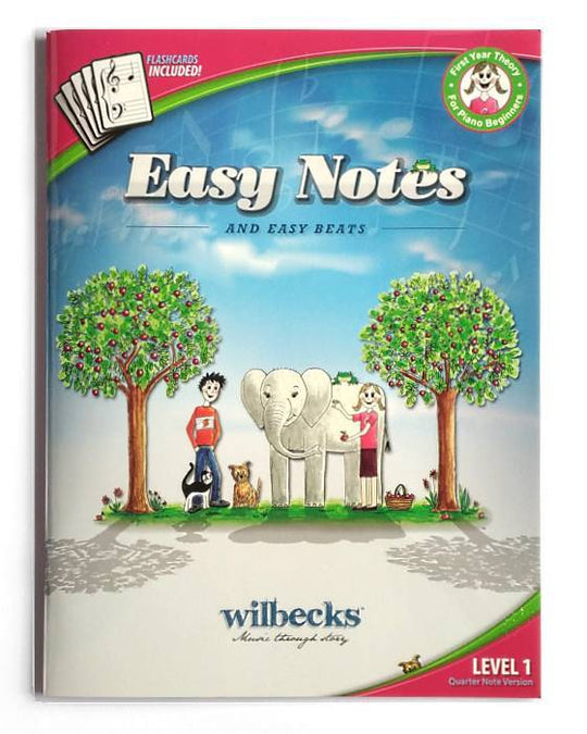 Easy Notes Theory Book Level 1 - learn to read music notes – Wilbecks
